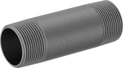 Industrial Hardware 105079 Standard-Wall Galvanized Steel Threaded Pipe ...