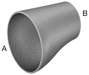 Industrial Hardware 93022 Thin-Wall Butt-Weld Unthreaded Pipe Fitting ...