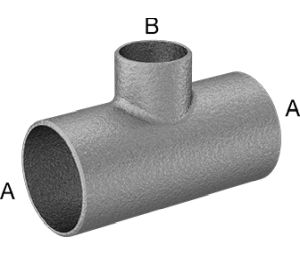 Industrial Hardware 81152 Thin-Wall Butt-Weld Stainless Steel ...