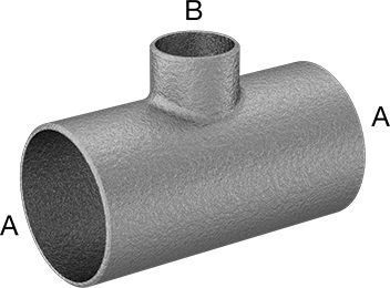 Industrial Hardware 59564 Thin-Wall Butt-Weld Stainless Steel ...