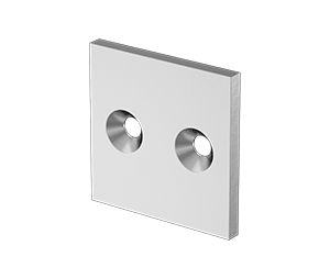 Industrial Hardware 14281 T-Slotted Framing Mounting Brackets, Black ...