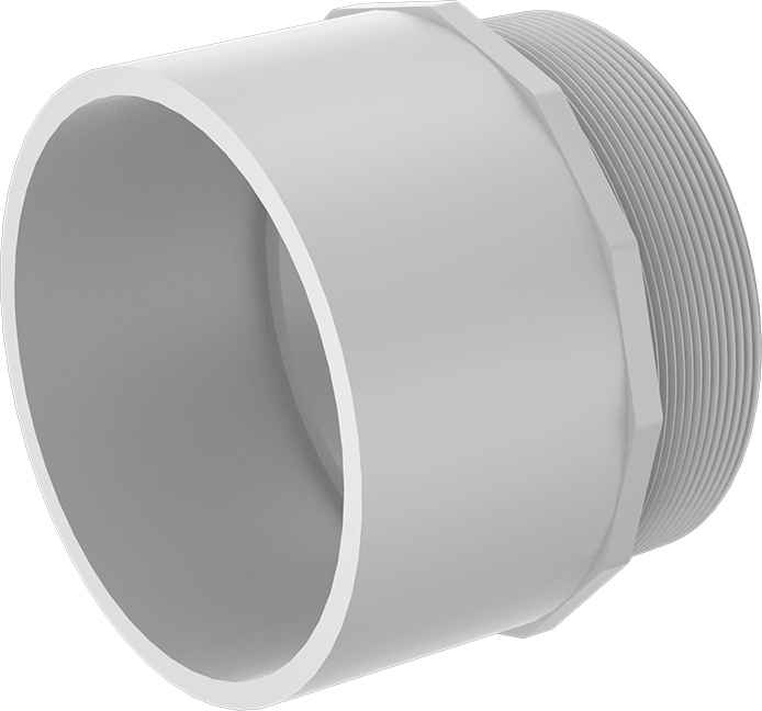 Industrial Hardware 195508 Standard-Wall PVC Pipe Fitting for Water ...