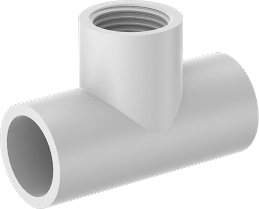 Industrial Hardware 183129 Standard-Wall PVC Pipe Fitting for Water ...
