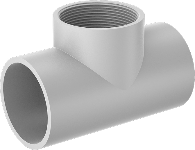 Industrial Hardware 234572 Standard-Wall PVC Pipe Fitting for Water ...
