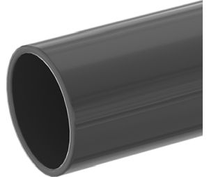 Industrial Hardware 134150 Thick-Wall Dark Gray PVC Pipe for Water ...