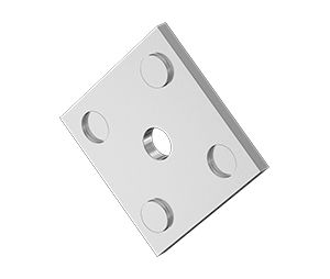 Industrial Hardware 76320 Crossover Surface Bracket 2-1/4" Long Bolt ...