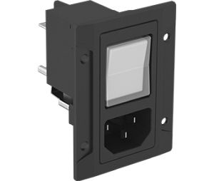 Industrial Hardware 98791 Harsh Environment IEC Connector with Power ...