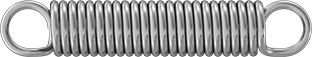 Industrial Hardware 90245 Corrosion-Resistant Extension Spring with ...