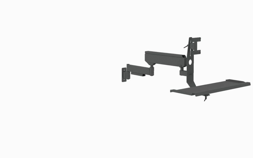 Industrial Hardware 144290 Heavy Duty Positioning Arm 43" Projection 18 ...
