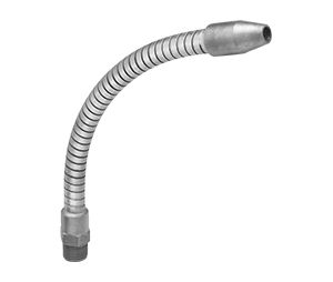 Industrial Hardware 97765 Bend-and-Stay Coolant Hose, 1/4 NPT Male, 6" Long