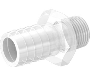 Industrial Hardware 155491 Plastic Barbed Tube Fitting for Air and ...