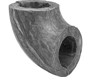 Industrial Hardware 100002 Fiberglass Pipe Insulation, Elbow, 1" Thick ...