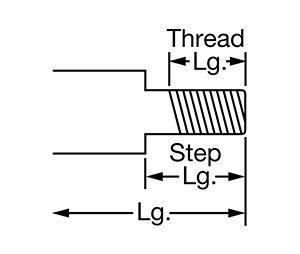 Industrial Hardware 125078 Threaded Linear Motion Shaft Threaded x ...