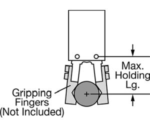Industrial Hardware 71695 Air-Powered Grippers, Angular, 7.6 lbs. @ 72. ...