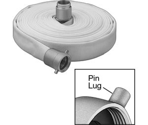 Industrial Hardware 43565 Abrasion-Resistant Fire-Fighting Hose Brass 1 ...