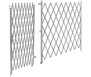 Industrial Hardware 75739 Folding Security Double Gates, 7-1/2 Feet ...