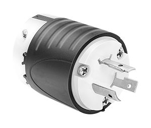 Industrial Hardware 55199 Turn-Lock Connector Three-Blade Straight Plug ...