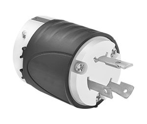 Industrial Hardware 29241 Turn-Lock Connector Three-Blade Straight Plug ...