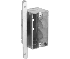 Industrial Hardware 192060 Steel Switch Box, Corner Bracket, 8 Knockouts