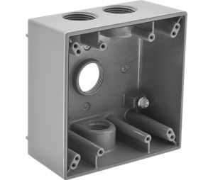 Industrial Hardware 116548 Weatherproof Outlet Box with 4 Connections ...