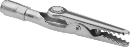 Industrial Hardware 53653 Alligator Clips, Threaded Receptacle Connection