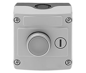 Industrial Hardware 25154 Plastic Enclosed Push-Button Switch 1 Flush ...