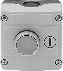 Industrial Hardware 25154 Plastic Enclosed Push-Button Switch 1 Flush ...