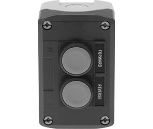 Industrial Hardware 87342 Plastic Enclosed Push-Button Switch 2 Flush ...