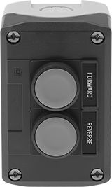 Industrial Hardware 87342 Plastic Enclosed Push-Button Switch 2 Flush ...