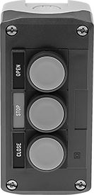 Industrial Hardware 30583 Plastic Enclosed Push-Button Switch 3 Flush ...