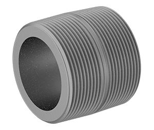 Industrial Hardware 53341 Extra-Thick-Wall Galvanized Steel Pipe Nipple ...