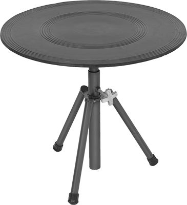 Industrial Hardware 60963 Adjustable-Height Positioning Turntable