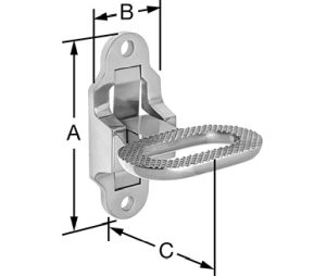 Industrial Hardware 153354 Fold-Up Elevating Step 4-3/8" High x 1-7/8 ...