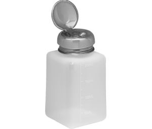 Industrial Hardware 141017 Semi-Clear Push-Top Dispenser 8 oz. Capacity