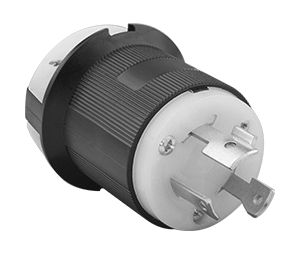 Industrial Hardware 78474 Premium Turn-Lock Connector Three-Blade Plug ...