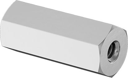 Industrial Hardware 143687 NAS Female Threaded Hex Standoff 1/4" Hex ...