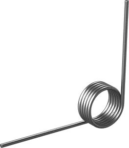 Industrial Hardware 145179 Torsion Spring 90 Degree Angle 0.637" OD