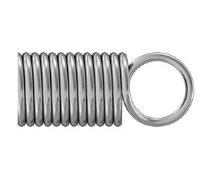 Industrial Hardware 67932 Steel Extension Spring with Loop Ends 2.25 ...