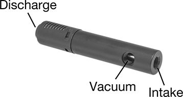 Industrial Hardware 113091 Fixed-Flow Air-Powered Vacuum Pump 28 in. of ...