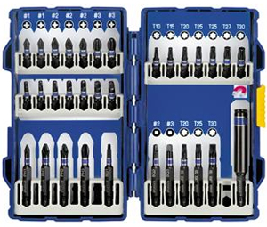 Irwin 1840317 Impact Fastener Drive Set - 32-Piece, Pro Set Case