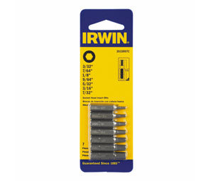 Irwin 3515997C Hex Head Insert Bit Set - Fractional - 3/32", 7/64", 1/8 ...