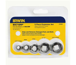Irwin 394002 Bolt-Grip™ Bolt Extractors - Expansion Set - 5-Piece