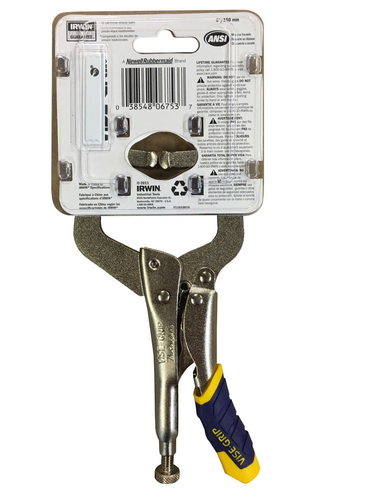 Irwin 17T 6R® Fast Release™ Locking C-Clamp with Regular Tips - 6" (150 mm)