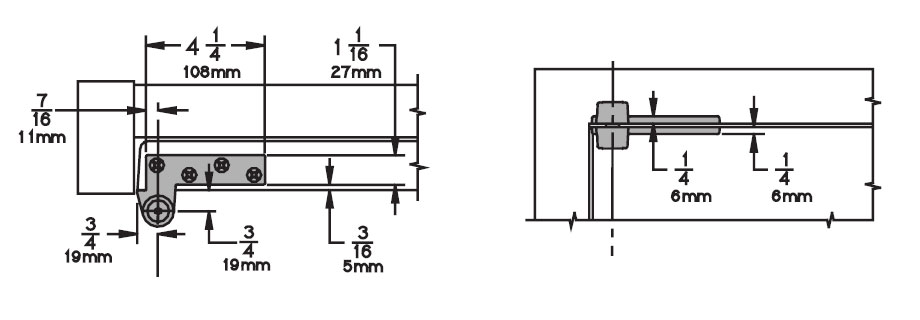 IVES 7226 TOP-US10 3/4" Offset Top Pivot only - Satin Bronze