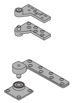 IVES 7230F SET-US32D Heavy Duty 3/4" Offset Top & Bottom Pivot Set ...