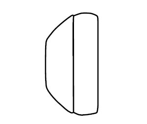 IVES VR910-DT US32D Vandal Resistant Trim with Black Grip - 5-1/4"W ...