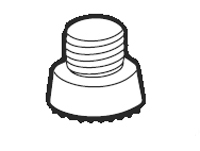 IVES FSPART.1063 Replacement Rubber Package for FS1154 Plunger Door Holders