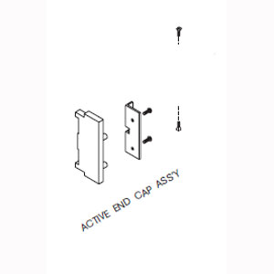 Jackson 30-089-313 Active End Cap Assembly - Dark Bronze