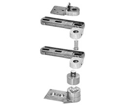 Jackson 689-628 3/4" Offset Pivot Set - Satin Aluminum
