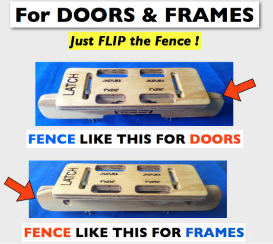 JustDoorToolz LBJ100 Lock Boring Jig Kit 2-3/8" Backset